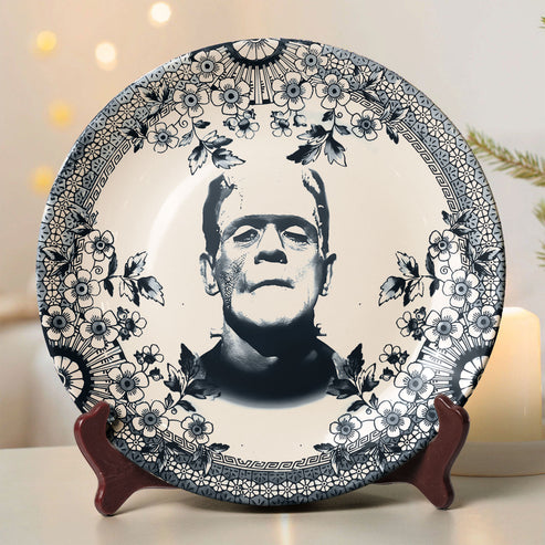 Vintage Gothic Frankenstein Decorative Ceramic Plate – Printnest