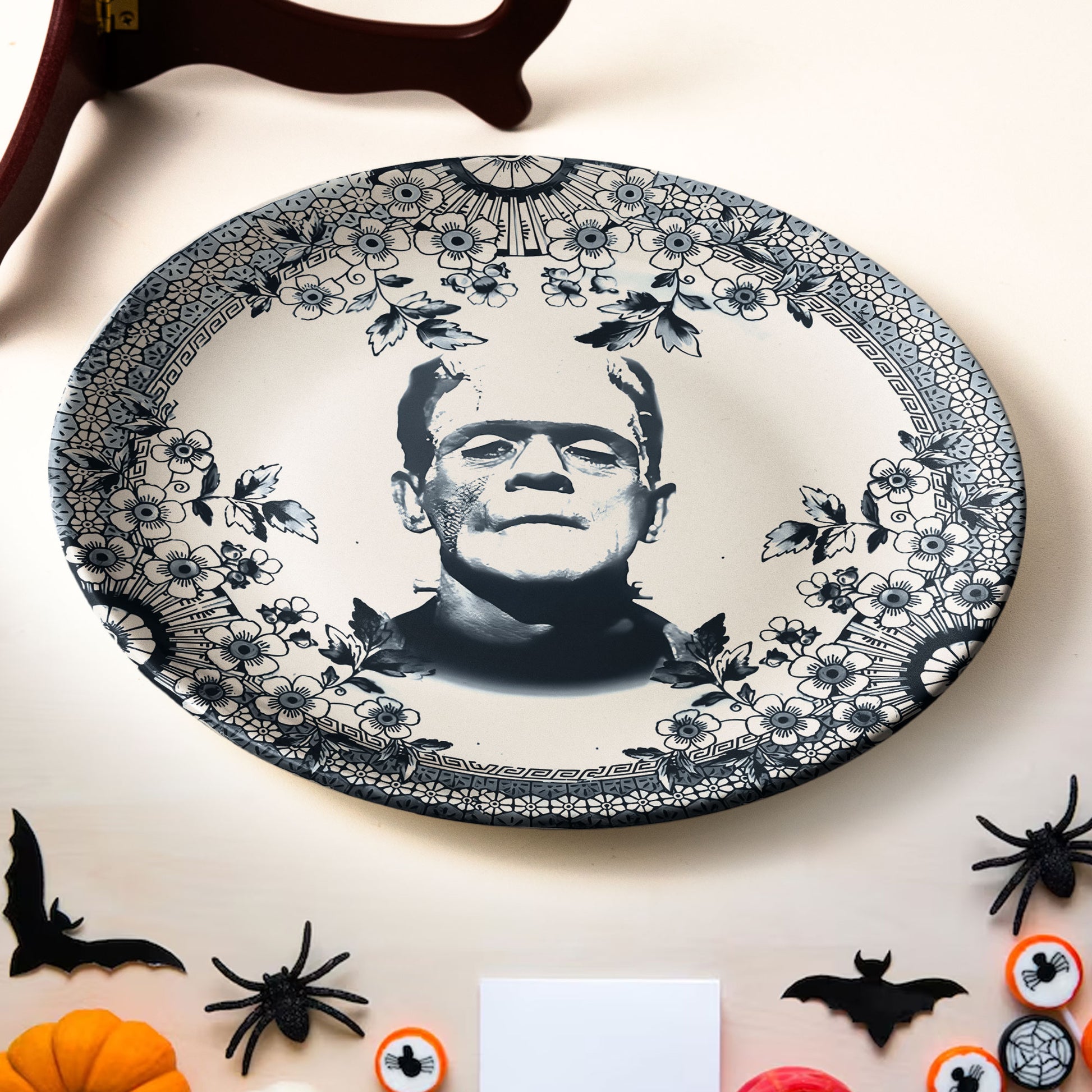 Vintage Gothic Frankenstein Decorative Ceramic Plate – Printnest