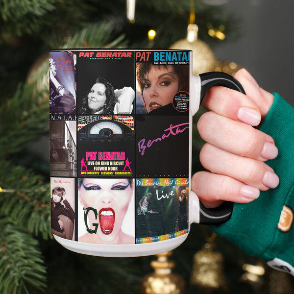 Pat Benatar Accent Mug – Album Cover Collage Gift – Printnest